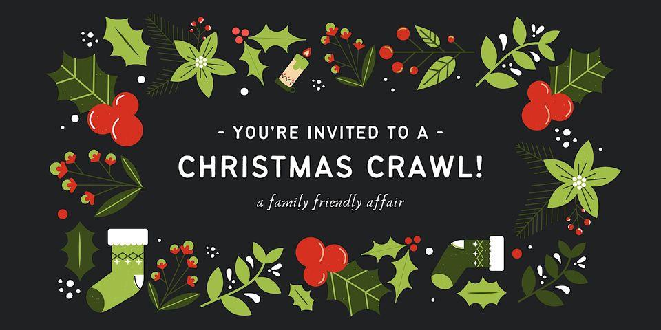 Family Friendly Christmas Crawl & Photos with Santa at Aftermath