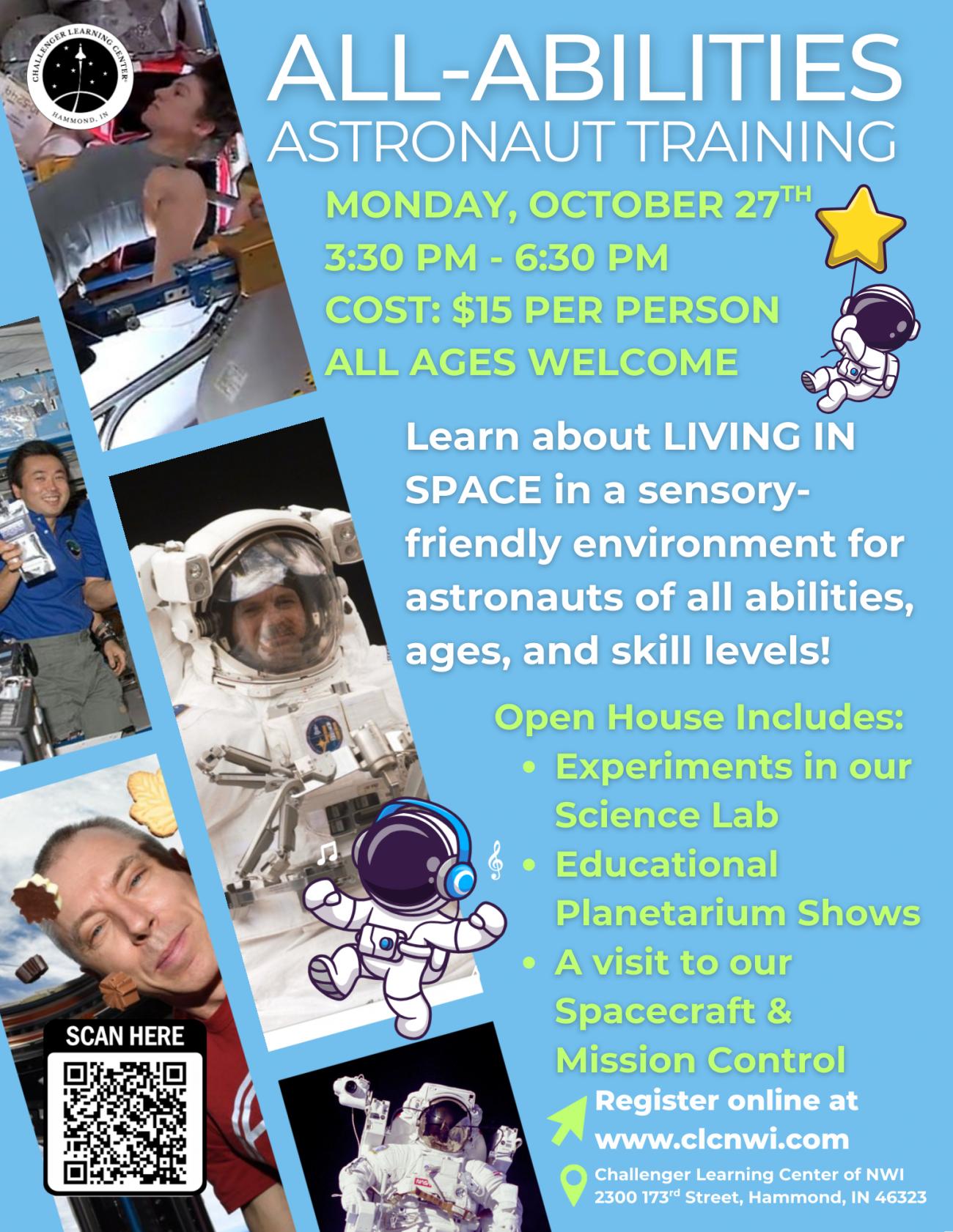 All-Abilities Astronaut Training Open House